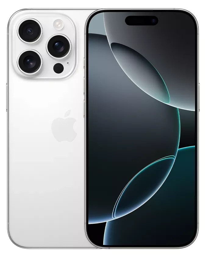 Apple iPhone 16 Pro A3083 C Spire Only 128GB White Titanium Very Good ...