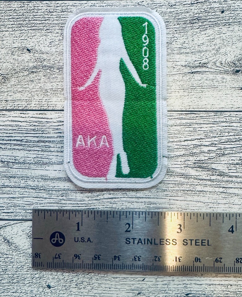 AKA Alpha Kappa Alpha Sorority Iron-On / Sew On Embroidered Patches ...