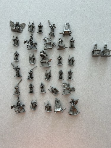 Vintage Ral Partha Pewter Miniatures Mixed Lot Of 32 Dungeons And ...
