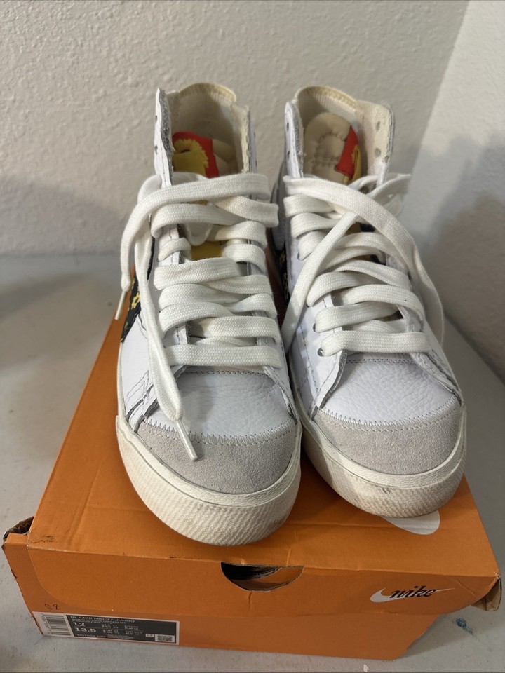 Nike Blazer Mid 77 Jumbo White/multi Color DQ7639-100 Mens 12 W/ Box | eBay