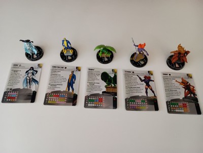 Heroclix Lot of 5x 034/036/037a/038/039 Super Rare Marvel Smash and ...