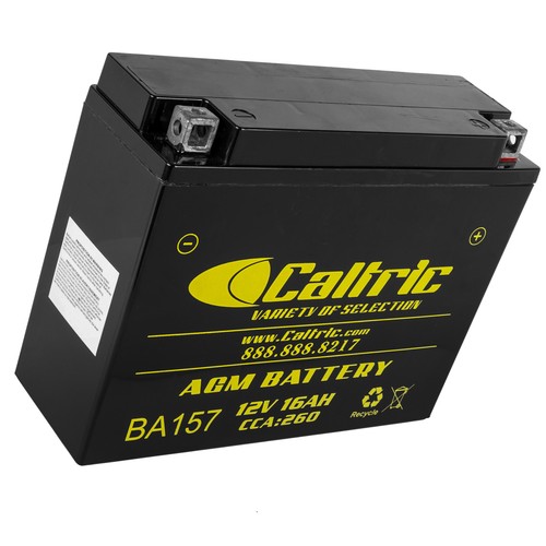 Yb16al-A2 Yamaha BTY-YB16A-LA-20 YB1-6ALA2-00-00 AGM Battery | Caltric ...