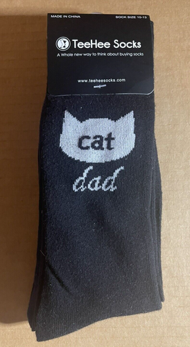 Teehee I Love My Cat Socks-3 Pairs Size 10-13 | eBay