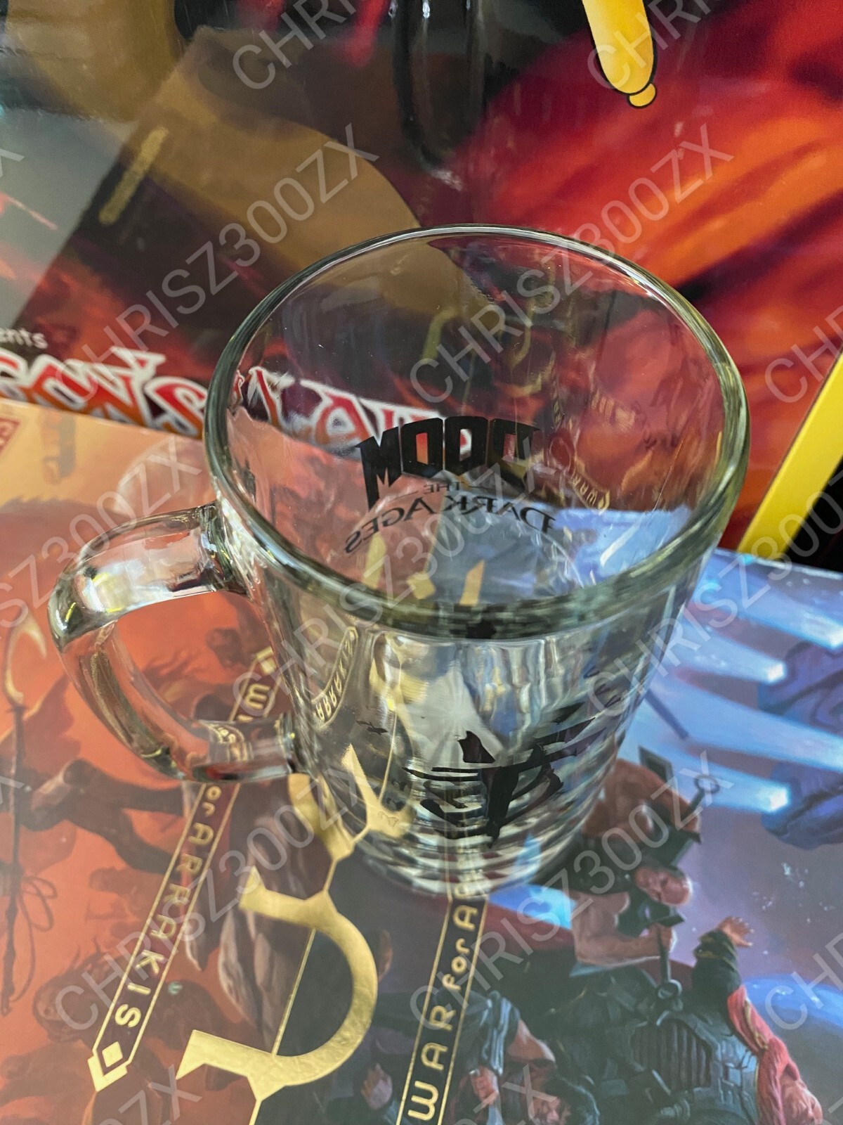 Doom The Dark Ages Tankard Mug Cup Mark of the Doom Slayer LOGO 16oz ...