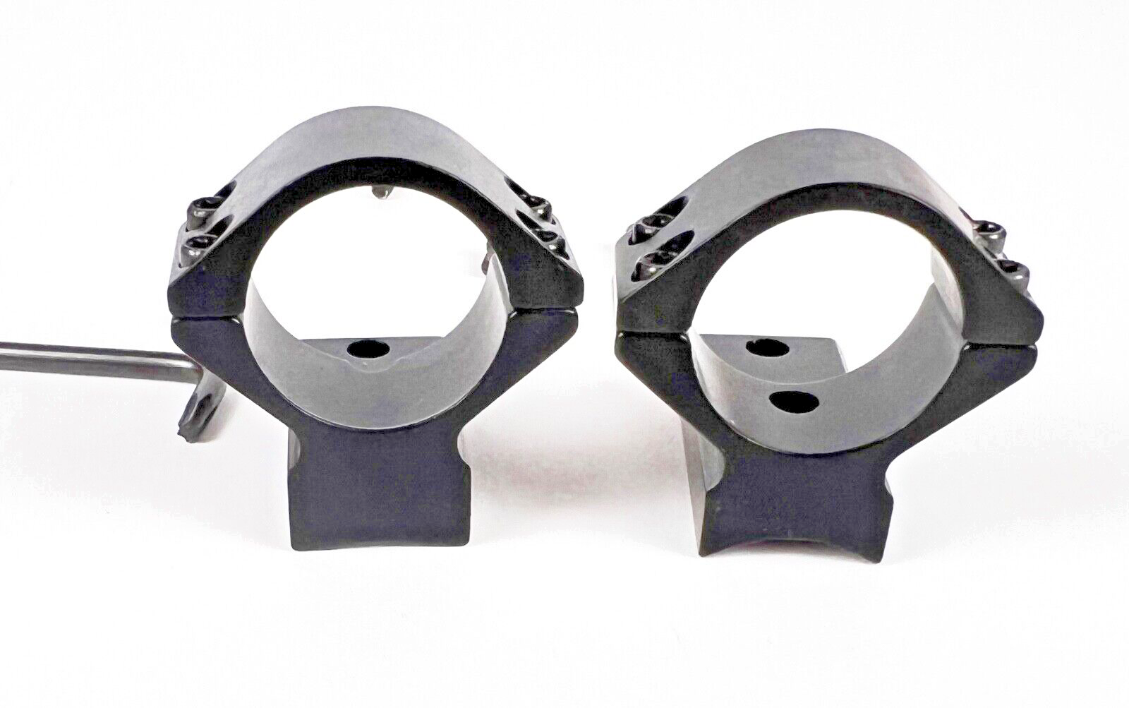 Talley Lightweight Integral 1” Low Scope Rings, Black, Missing 2 long ...