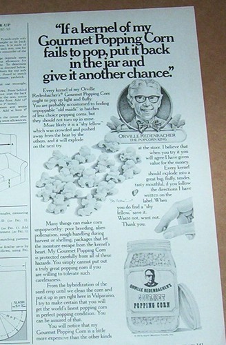 1975 print ad - Orville Redenbacher's popcorn popping corn Hunt-Wesson ...