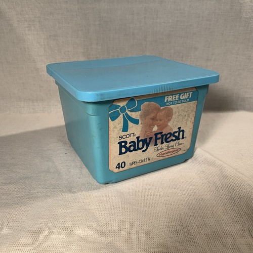 Vintage Baby Fresh Empty Wipes Container. Rare 40 Wipes Pack | eBay