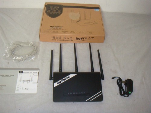 BYDIGITAL ZE309 300Mbps WIRELESS WIFI ROUTER/REPEATER 2.4G 25dBi | eBay ...