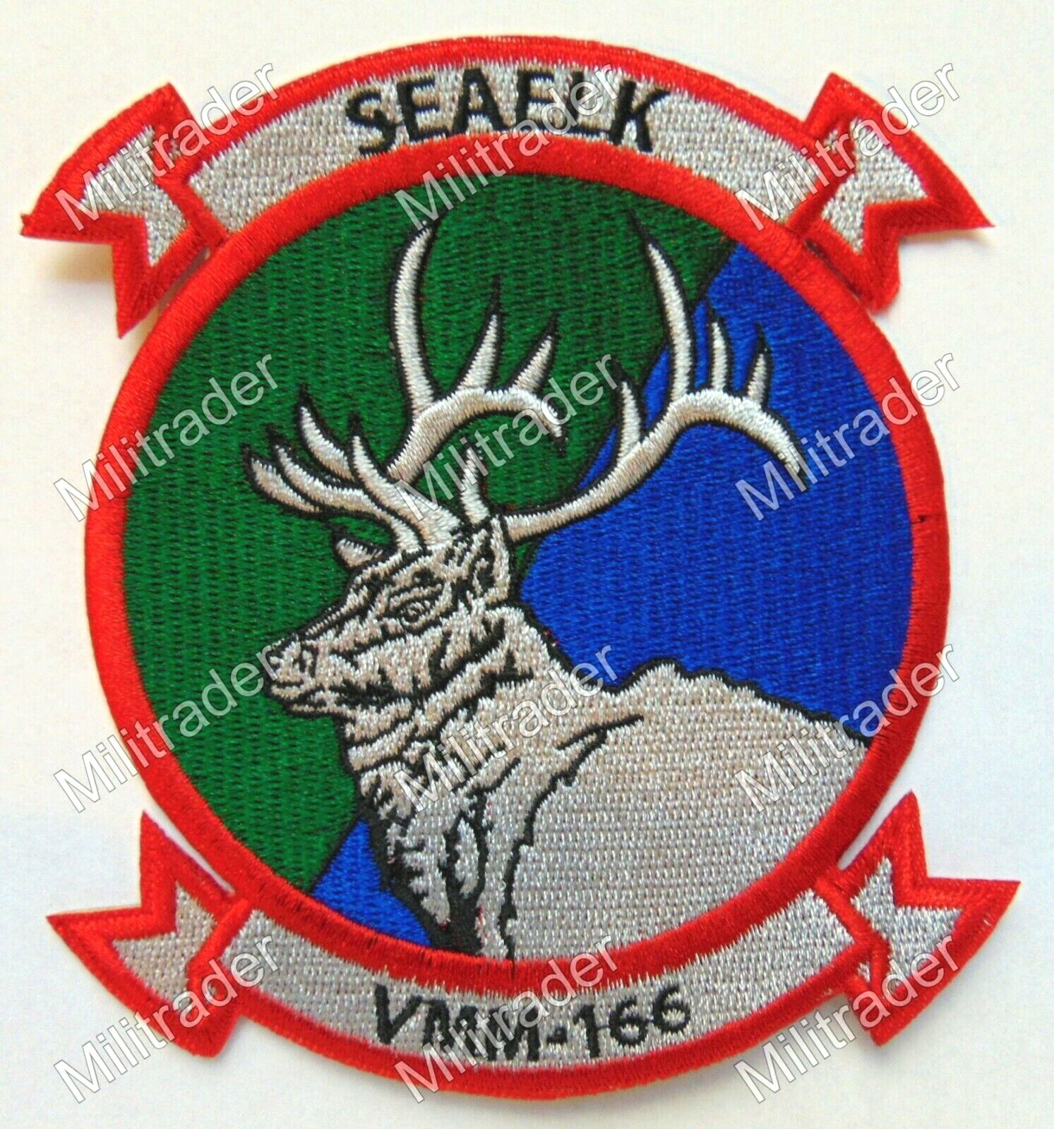 US Marine Corps Medium Tiltrotor Squadron 166 (VMM-166) Patch (Sea Elk ...