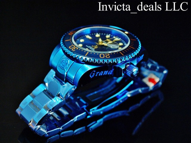 Invicta Grand Diver Blue Men's Watch - 27751 for sale online | eBay