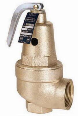 Apollo Valves 10-600 Series 3/4 x 1 in. Bronze FNPT 80# Relief Valve ...