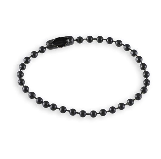 100pcs 10/15/20cm Metal Ball Beaded Chain With Connector Clasp Tag Key ...