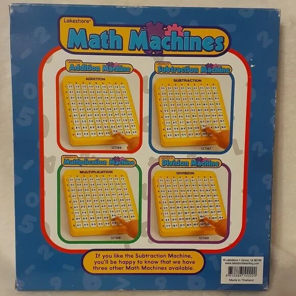 Lakeshore Subtraction Machine | eBay