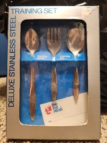 The First Years Toddler Baby Infant 3 Piece Stainless Feeding Spoon ...