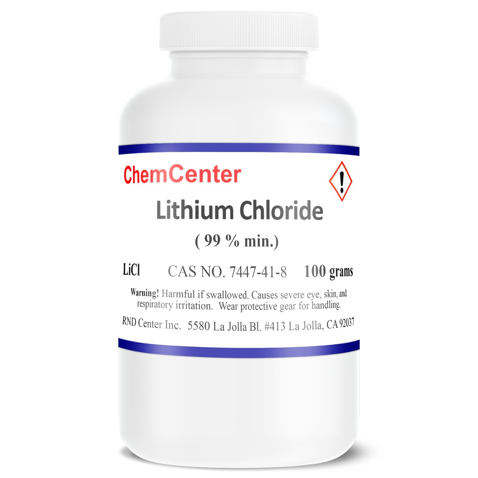Lithium Chloride, Reagent, 99% min., 100 grams | eBay