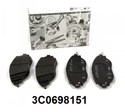 GENUINE VW AUDI DISC BRAKE PADS FITS TIGUAN 2018 , 3Q0698151 ...