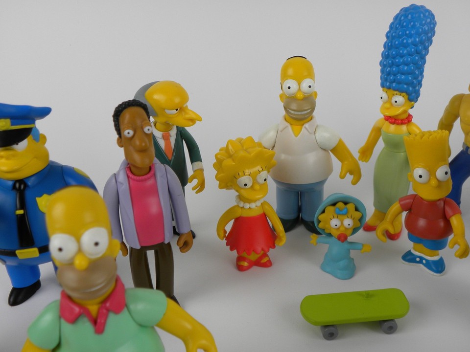 Lot of 23 The Simpsons WOS World Of Springfield Action Figures ...