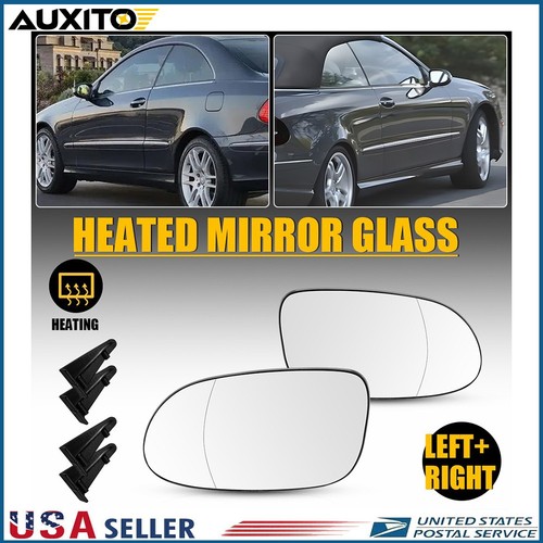 Heated Mirror Glass For Mercedes CLK55 AMG CLK63 AMG Black Series 2003 ...