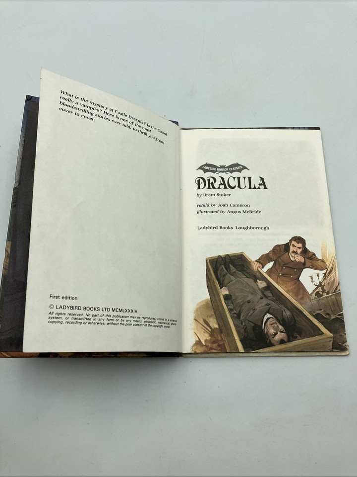 Ladybird Book Of Horror Books Bundle X 2 Dracula Frankenstein 1984 ...