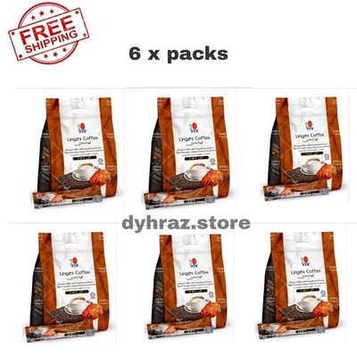 6 Packs DXN 3 in 1 Lingzhi Coffee - 20 Sachets/Pack , Smooth ...