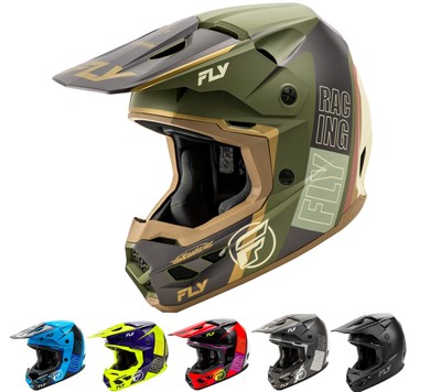 Fly Racing Adult Kinetic Rally MX/Offroad Helmet | eBay