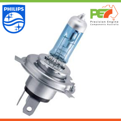 PHILIPS White Vision Ultra H4 Globes 4200K 12V 55/60W 2Pk For Daihatsu ...