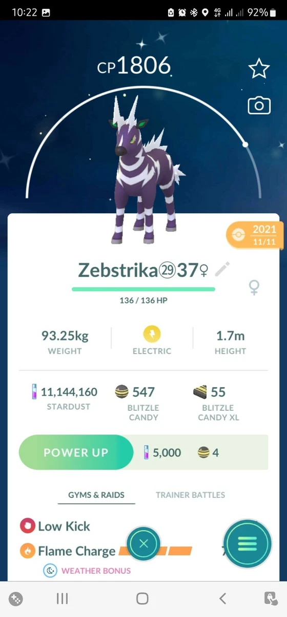 Blitzle Evolution Chain