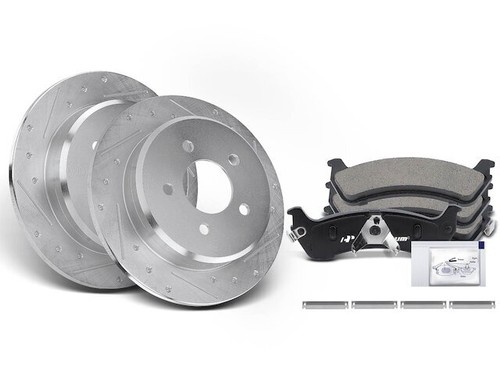 For 1998-2002 Ford Ranger Brake Pad and Rotor Kit Rear Autopart Premium ...