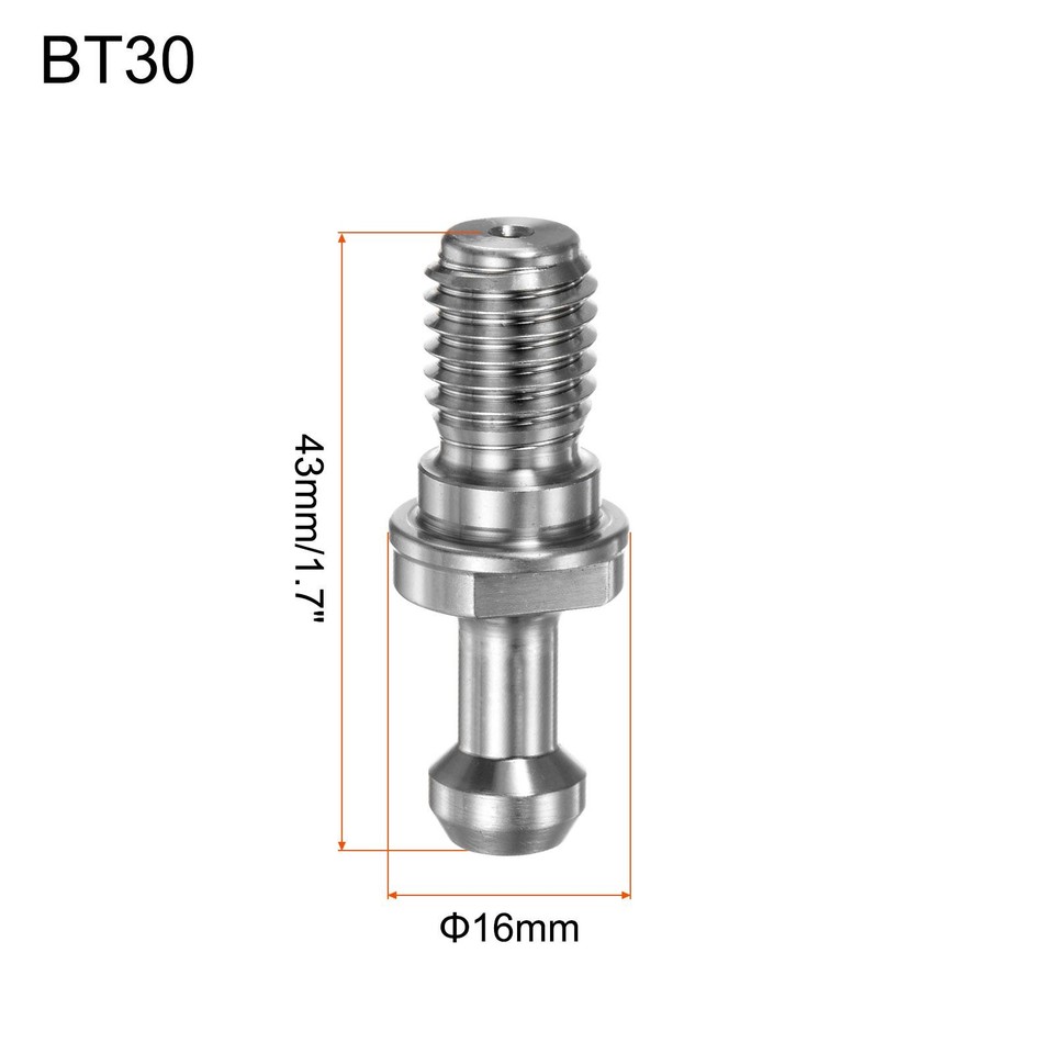 BT30 45 Degree Pull Stud Retention Knob High Precision Hardness CNC Tool Holder | eBay