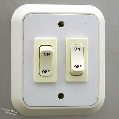 RV Caravan 12V double switch JRV recessed - light & appliances ...
