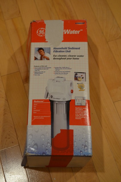 GE GXWH20F SmartWater Filter Household Water Sediment Filtration Unit ...