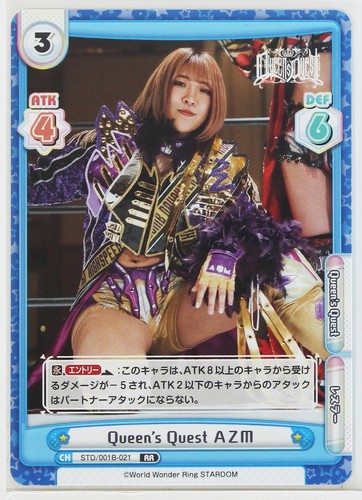 Queen's Quest AZM (STD/001B-021) - Rebirth STARDOM trading card game | eBay