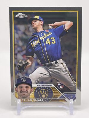 Ethan Small 2023 Topps Chrome Rookie RC #46 Milwaukee Brewers | eBay