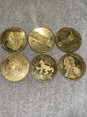 6-Bronze Collectors Medallions/ Medals | eBay
