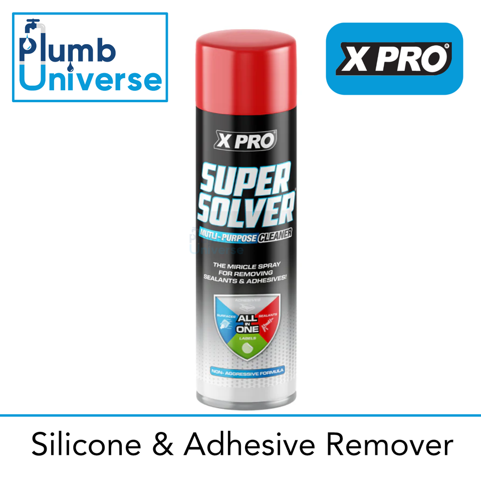 XPRO Super Solver Silicone Sealant and Adhesive Remover / Cleaner 500ml ...