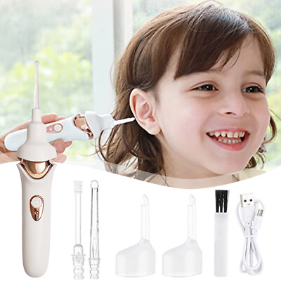 Electric Ear Scoop Ear Wax Suction Tool Set Ear Extractor For Children ...