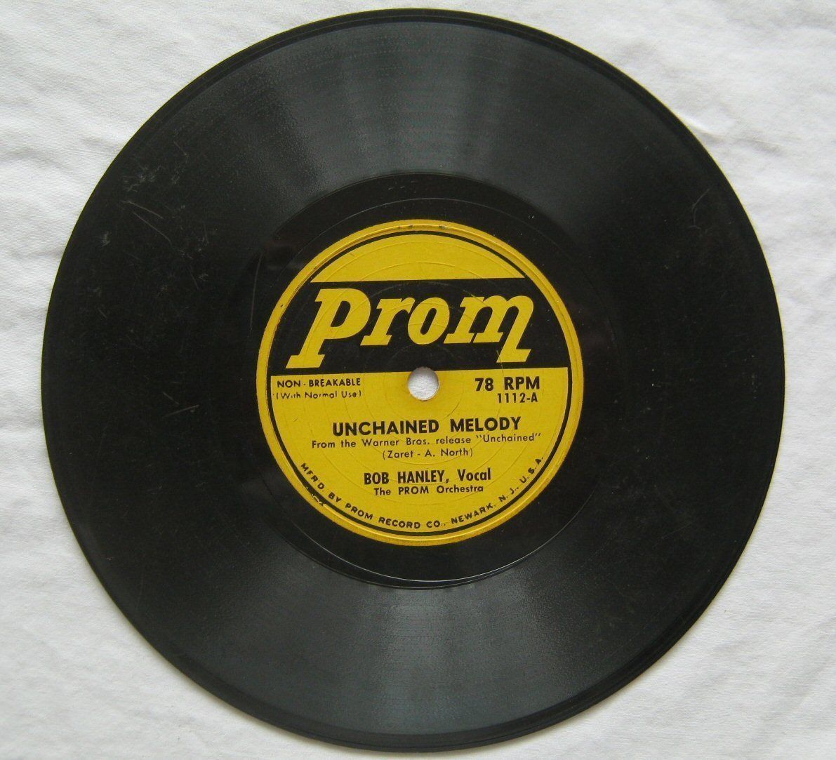 Unchained Melody Bob Hanley 7" 78 Prom 1112 G | eBay