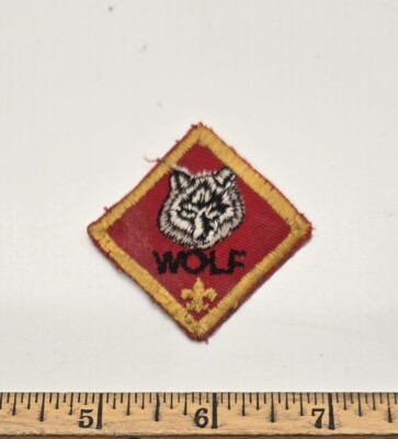 Vintage Wolf Rank Insignia Patch Badge Cubs Cub Scouts Boy Scouts of ...