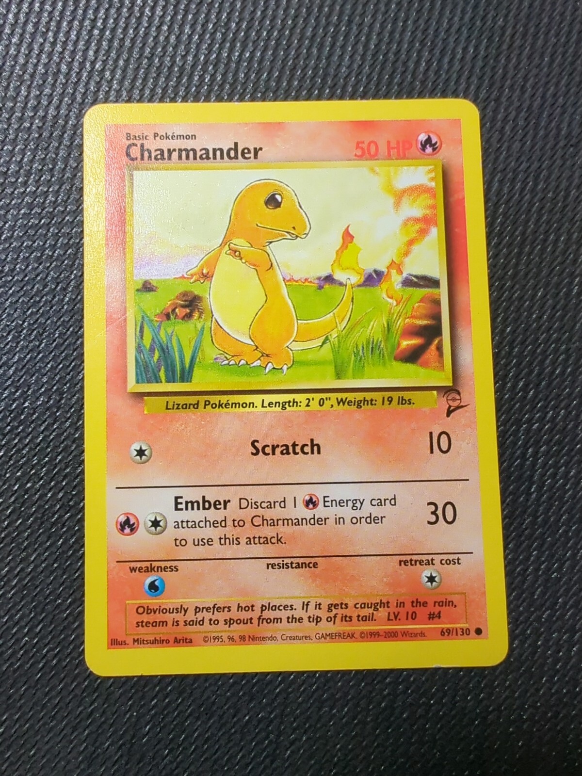 Pokémon TCG Charmander Base Set 2 69/130 Regular Unlimited Common | eBay
