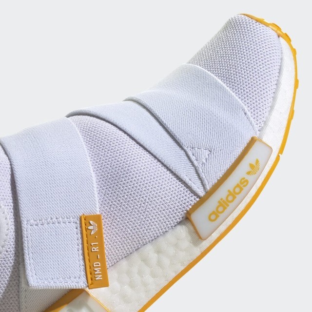 Size 7 - adidas NMD R1 Strap White Collegiate Gold 2022 for sale online ...