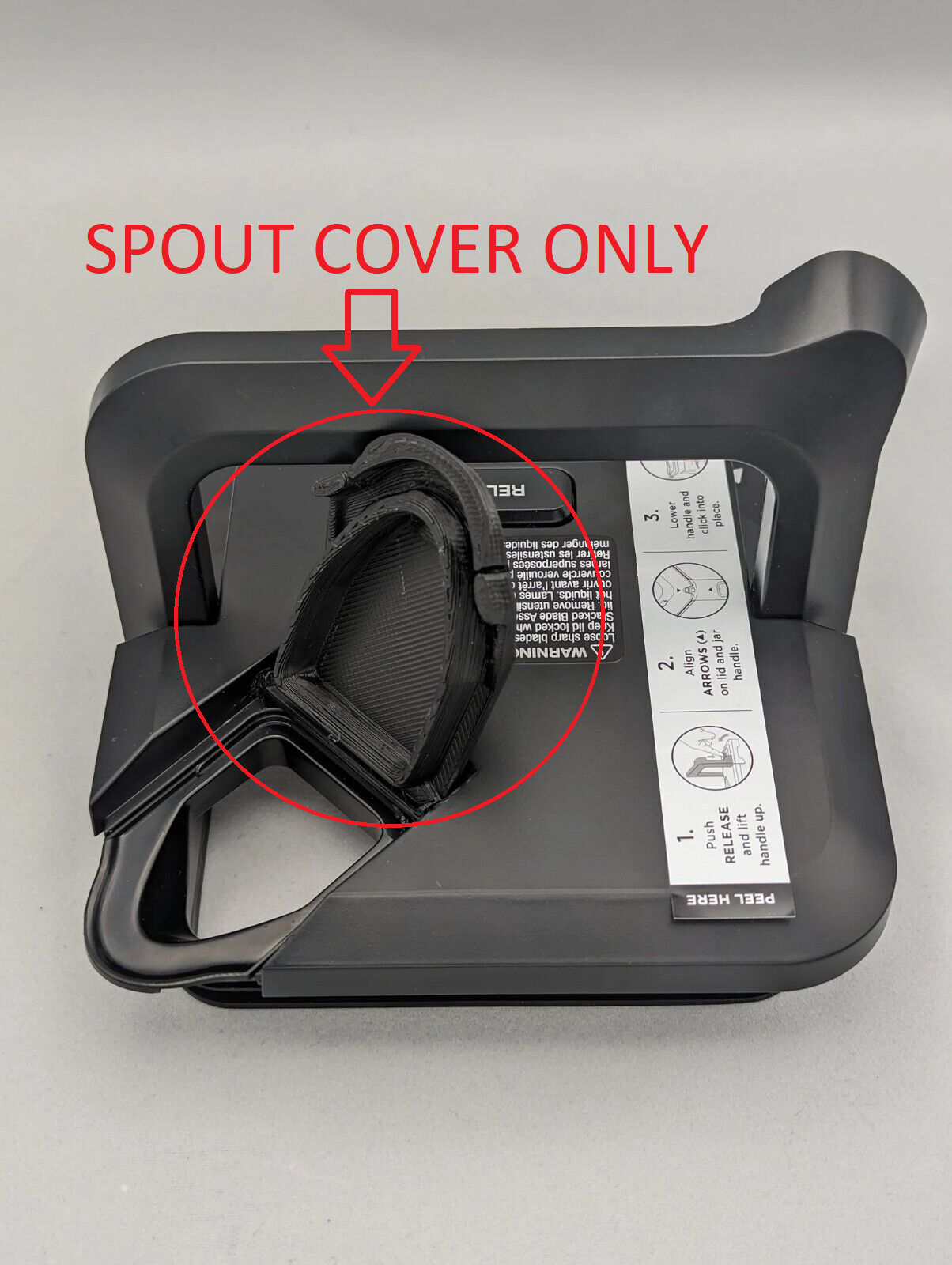 Ninja Blender Lid Spout Cover Replacement for New Style Lid | eBay