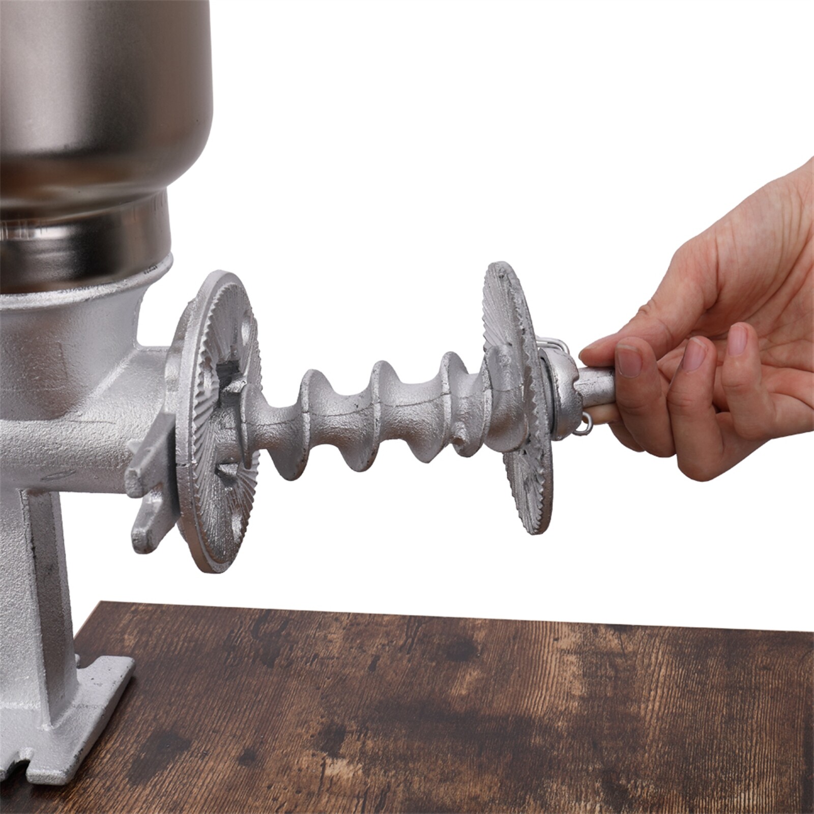 Hand Crank Grain Mill Table Clamp Manual Corn Grain Grinder for Wheat ...