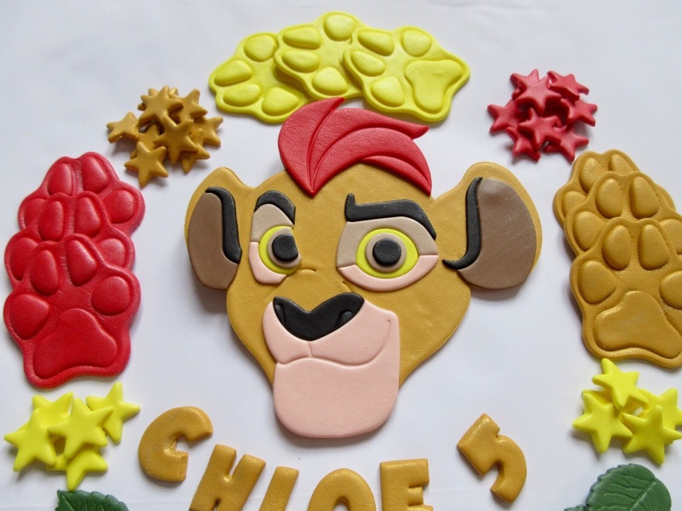 Kion Lion Guard Cake Topper Edible Fondant Personalised Birthday ...