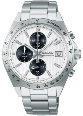 SEIKO SBTR039 Wrist watch SELECTION S series Chronograph Quartz Silver ...