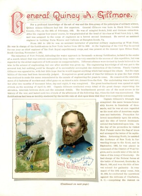 General Quincy A. Gillmore - Duke Tobacco - 1889 | eBay