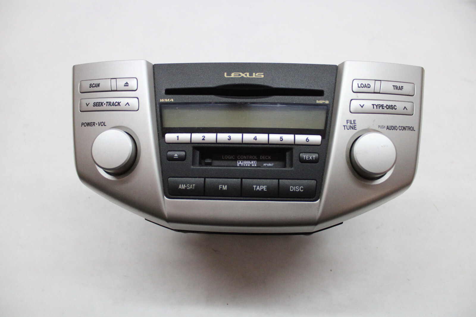 2009 LEXUS RX350 AM/FM CD PLAYER RADIO RECEIVER 86120 0E070 OEM 05 06 ...