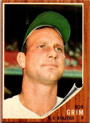 1962 Topps BOB GRIM Kansas City Athletics #564 EX/MT+ Condition (3) | eBay