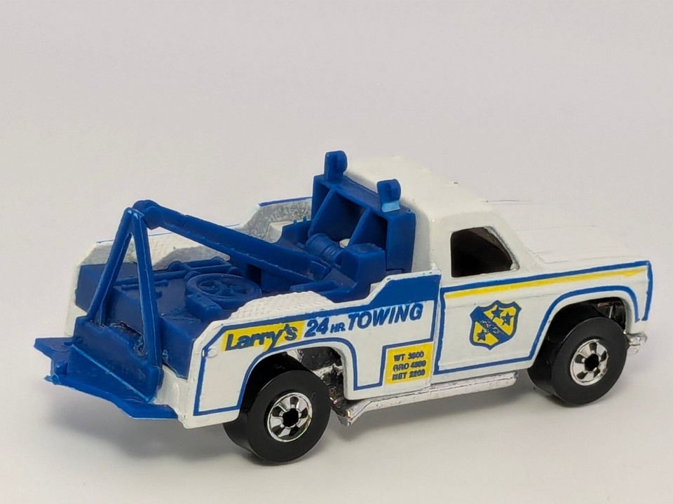 Vintage 1974 Hot Wheels Larry's 24 HR Ramblin' Wrecker Tow Truck BW ...