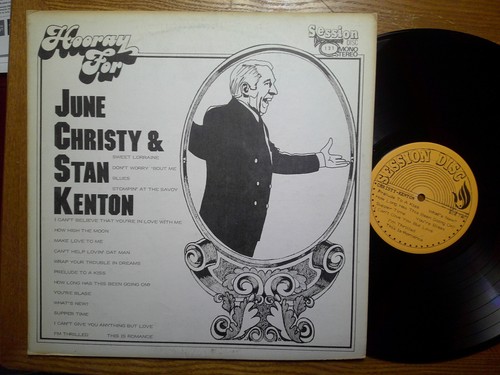 Disque Vinyle Session Disc LP / June Christy Stan Kenton / Hooray For ...