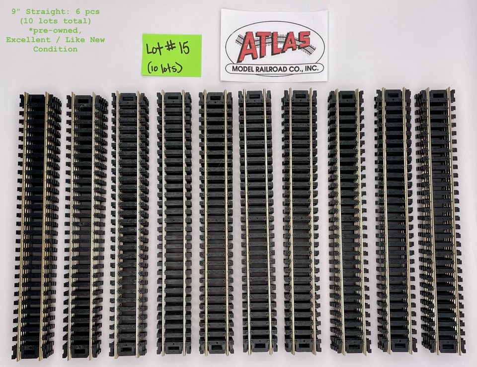ATLAS HO Code 100 Snap-Track Nickel Silver *Track Lots - You Choose* | eBay